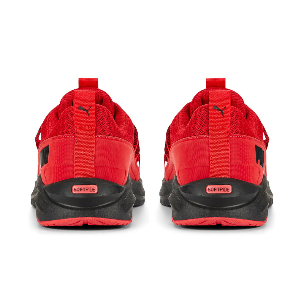 Puma Softride One4All 37767101 Mens Red Mesh Lace Up Athletic Running ...