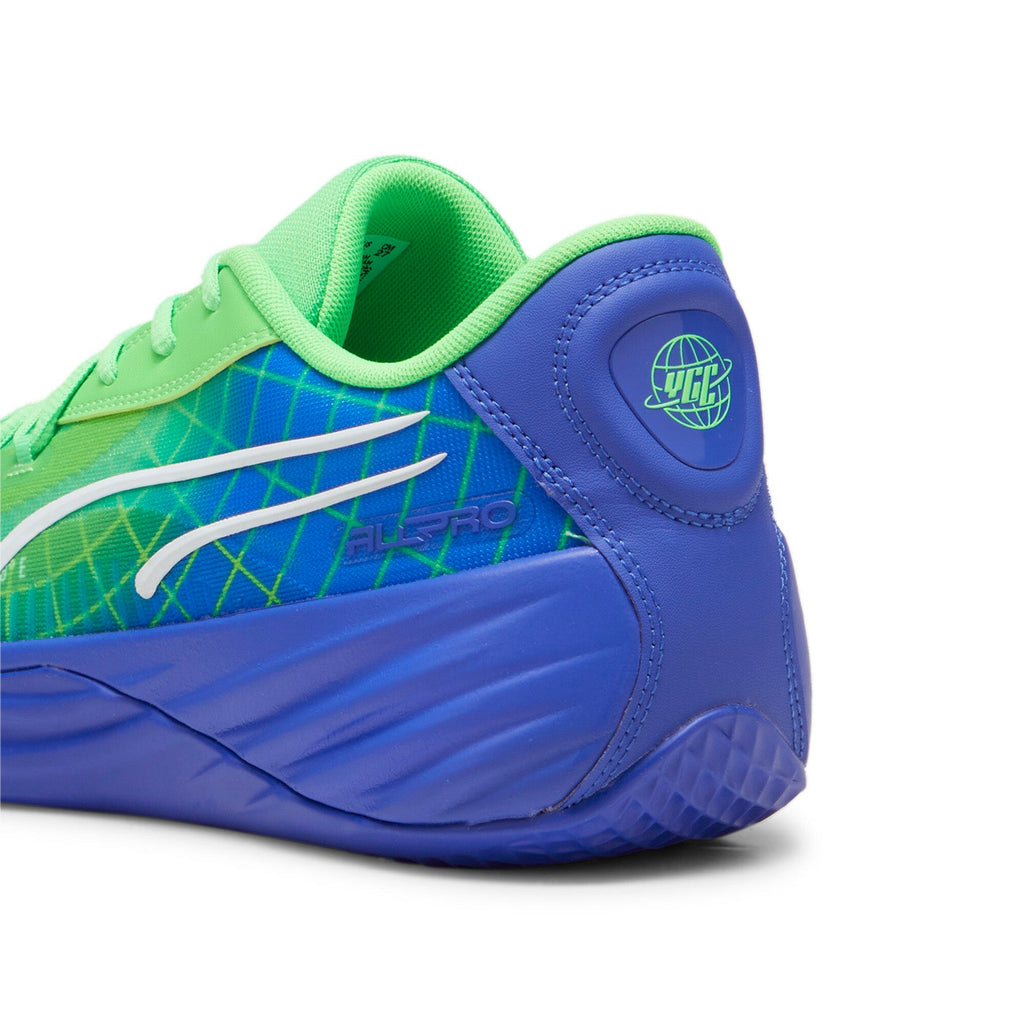 Puma All-Pro Nitro Marcus Smart Mens Blue Leather Athletic Basketball ...