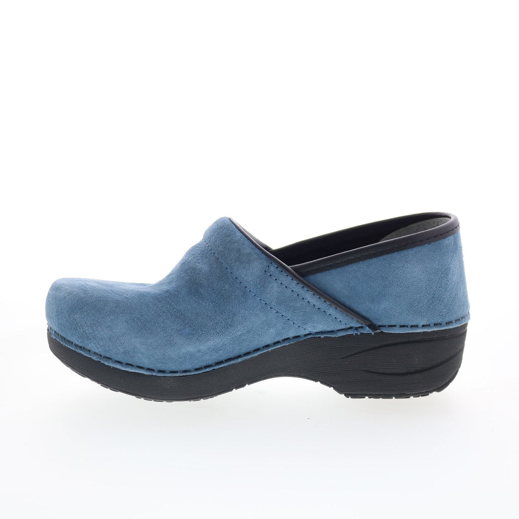Dansko XP 2.0 3950-390202 Womens Blue Suede Slip On Clogs Flats Shoes ...