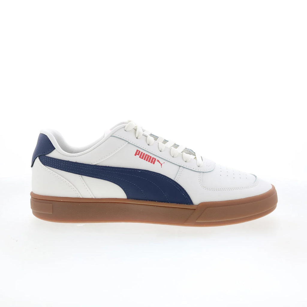 Puma Carter L 39519311 Mens Beige Leather Lace Up Lifestyle Sneakers S ...