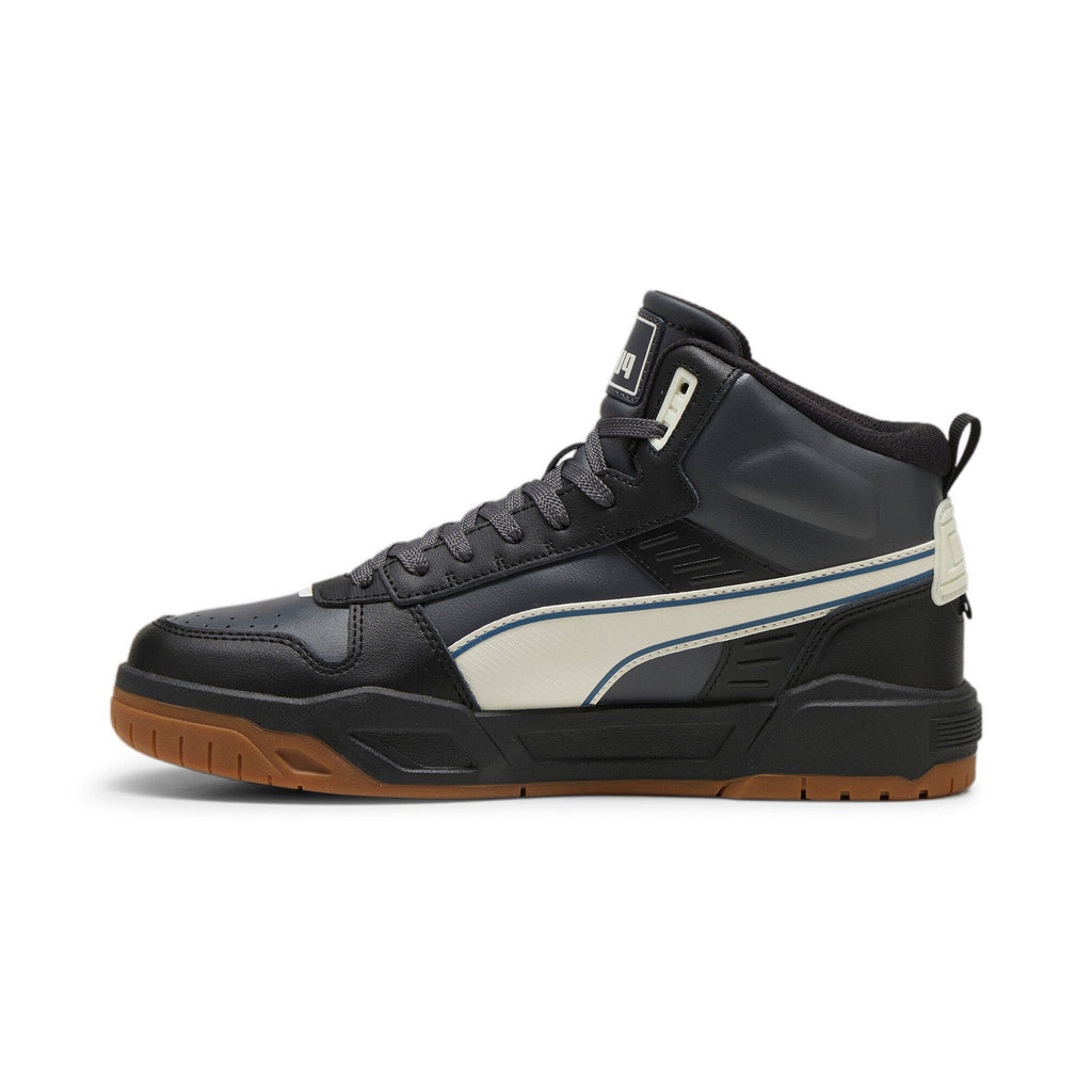 Puma RBD Tech Mid 39614807 Mens Black Leather Lifestyle Sneakers Shoes ...