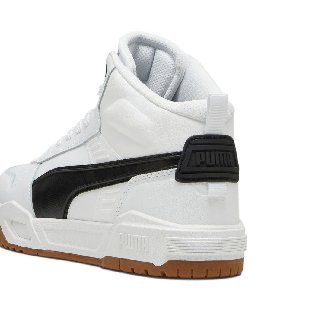 Puma RBD Tech Mid 39614808 Mens White Leather Lifestyle Sneakers Shoes ...