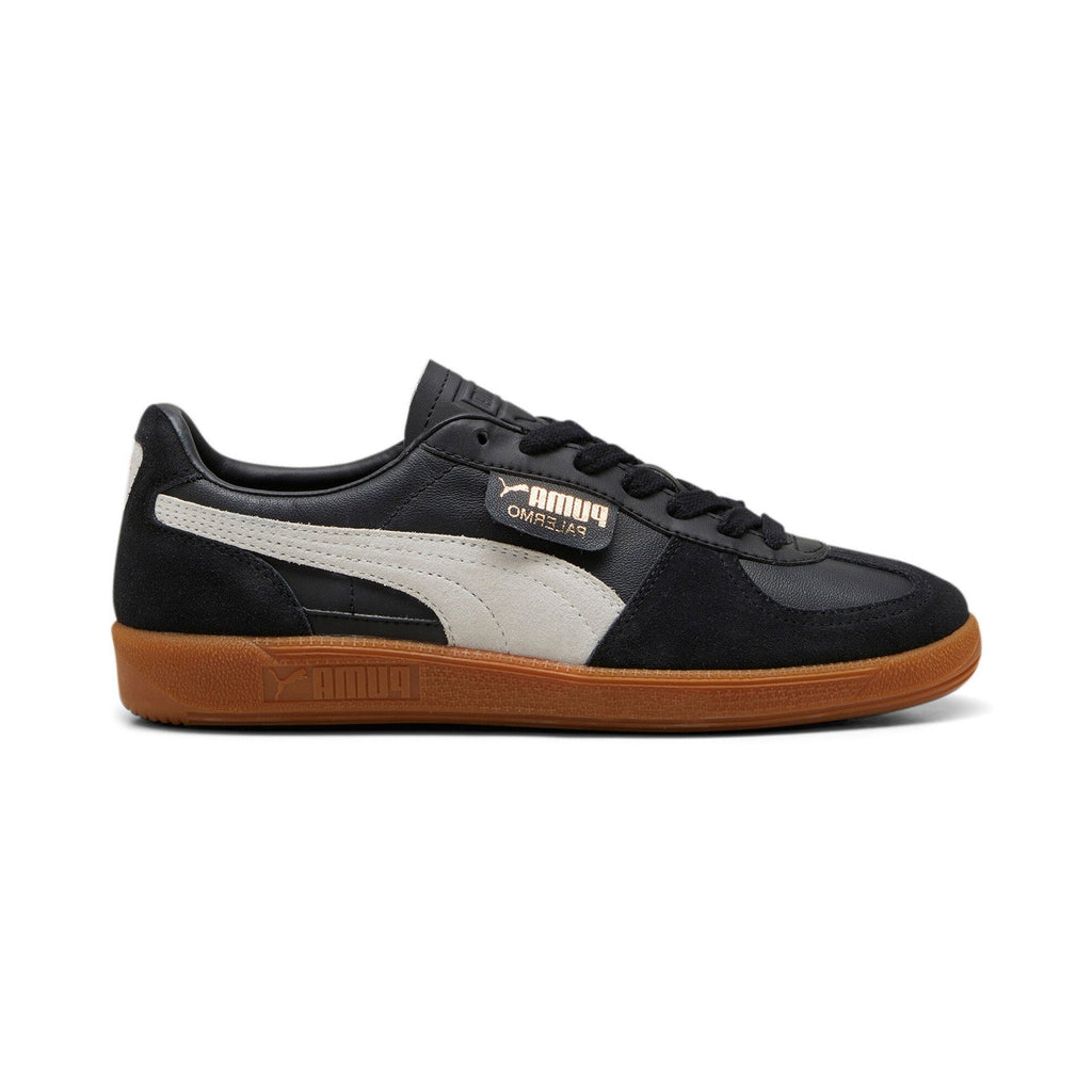 Puma Palermo Leather 39646403 Mens Black Lace Up Lifestyle Sneakers Sh ...