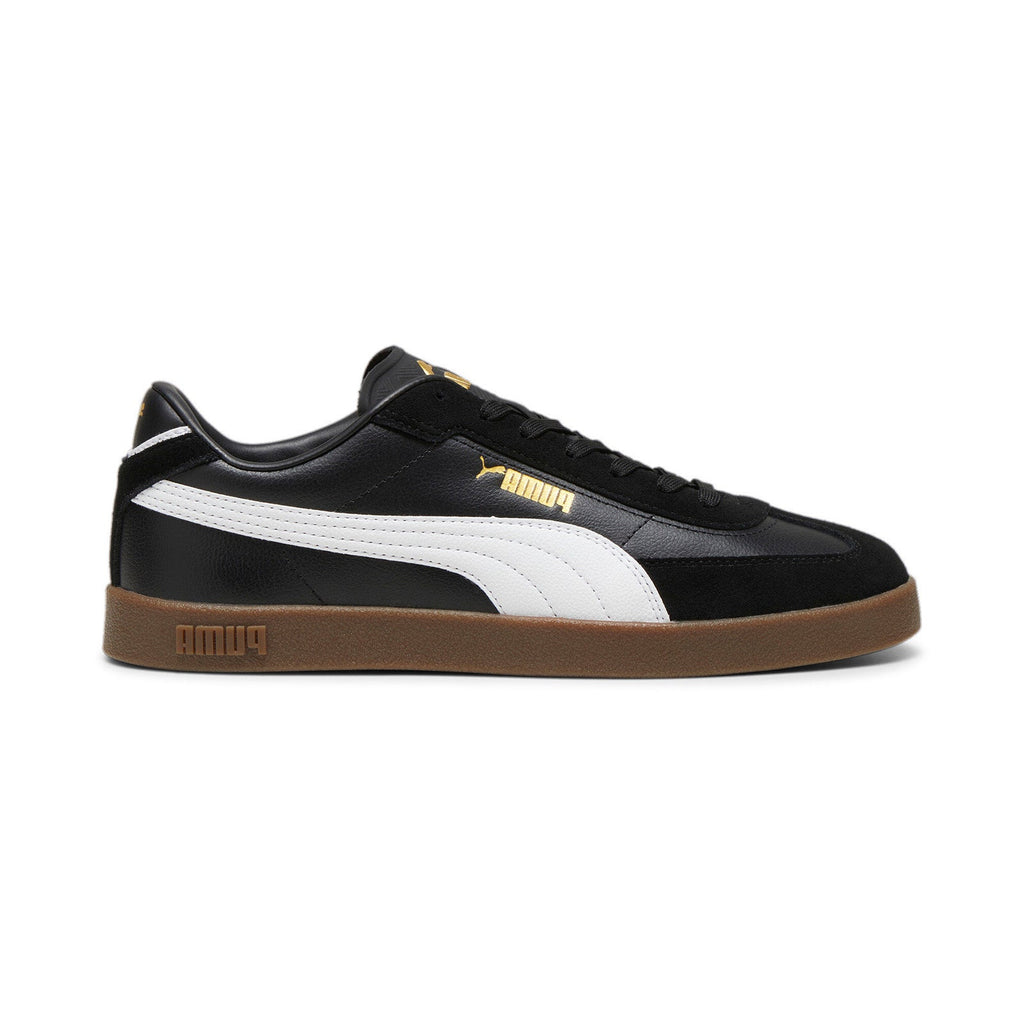 Puma Club II Era 39744702 Mens Black Leather Lifestyle Sneakers Shoes ...
