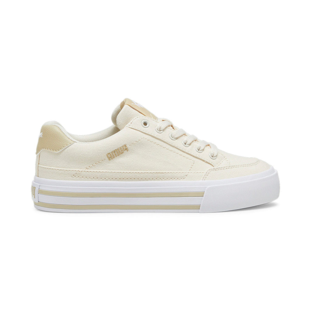 Puma Court Classic Vulc 39763408 Womens Beige Lifestyle Sneakers Shoes ...