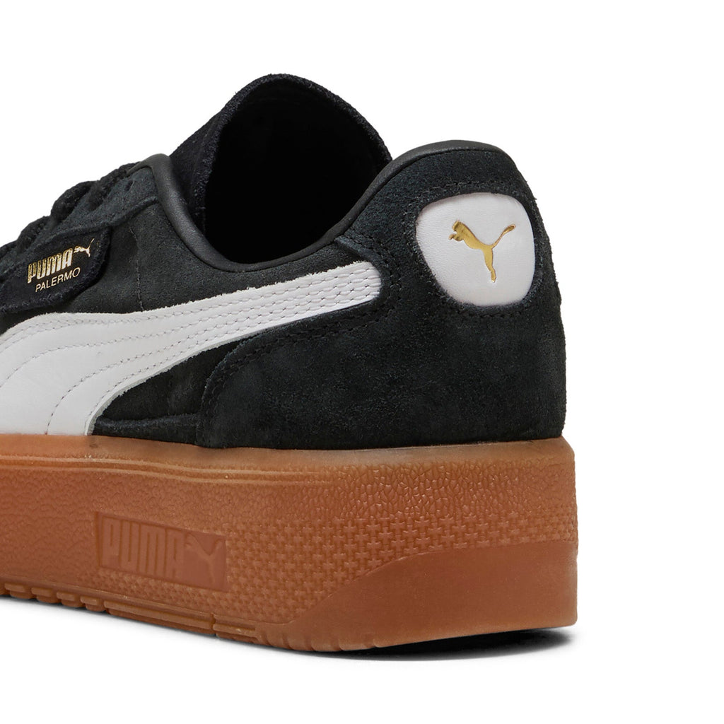 Puma Palermo Elevata 39934801 Womens Black Suede Lifestyle Sneakers Sh ...