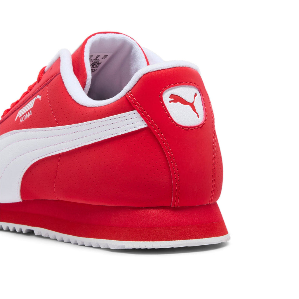 Puma Roma 24 Reversed 40067101 Mens Red Leather Lifestyle Sneakers Sho ...
