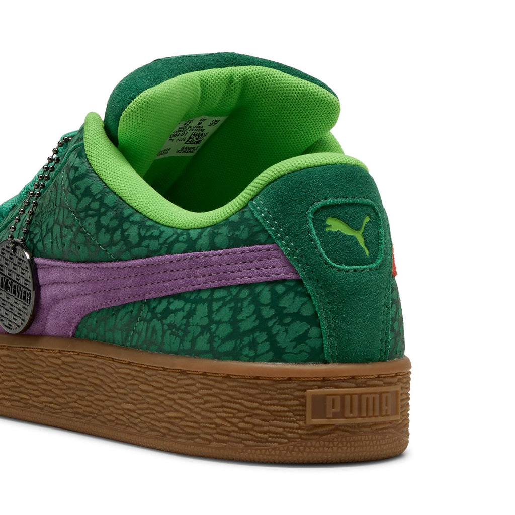 Puma Suede XL x TMNT Ninja Turtles Mens Green Lifestyle Sneakers Shoes ...