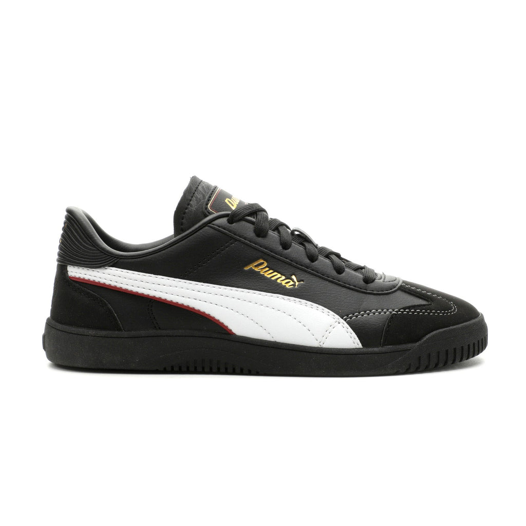Puma Club 5V5 Script 40170801 Womens Black Leather Lifestyle Sneakers ...