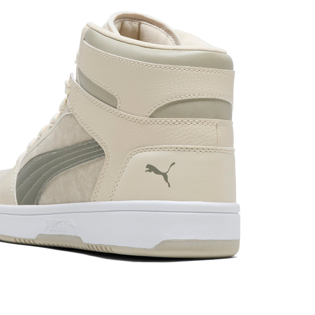 Puma Rebound Layup Washed Suede Mens Beige Lifestyle Sneakers Shoes ...