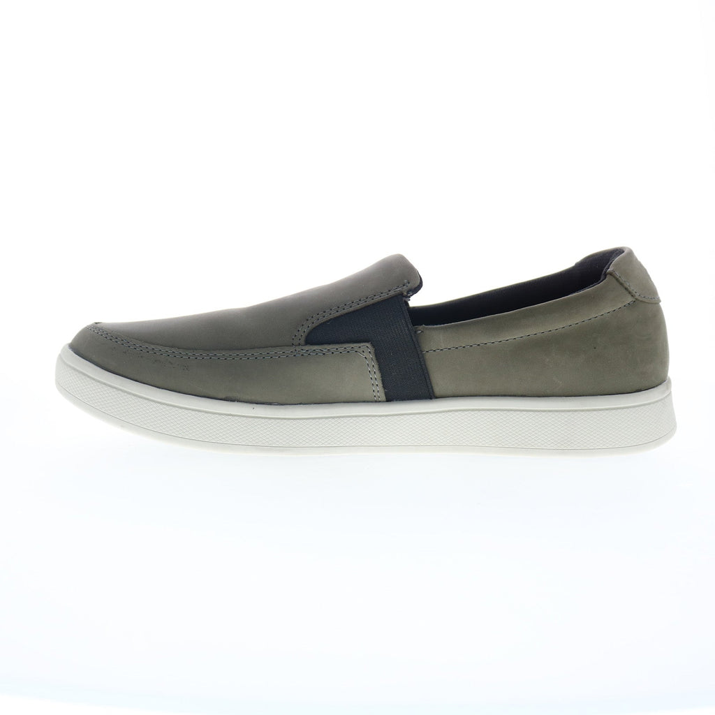 Drew Jump 43949-9T Mens Gray Wide Leather Loafers & Slip Ons Casual Sh ...