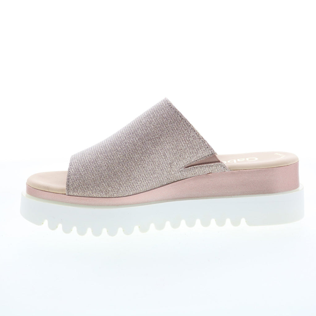 Gabor 44-613-64 Womens Pink Synthetic Slip On Slides Sandals Shoes ...