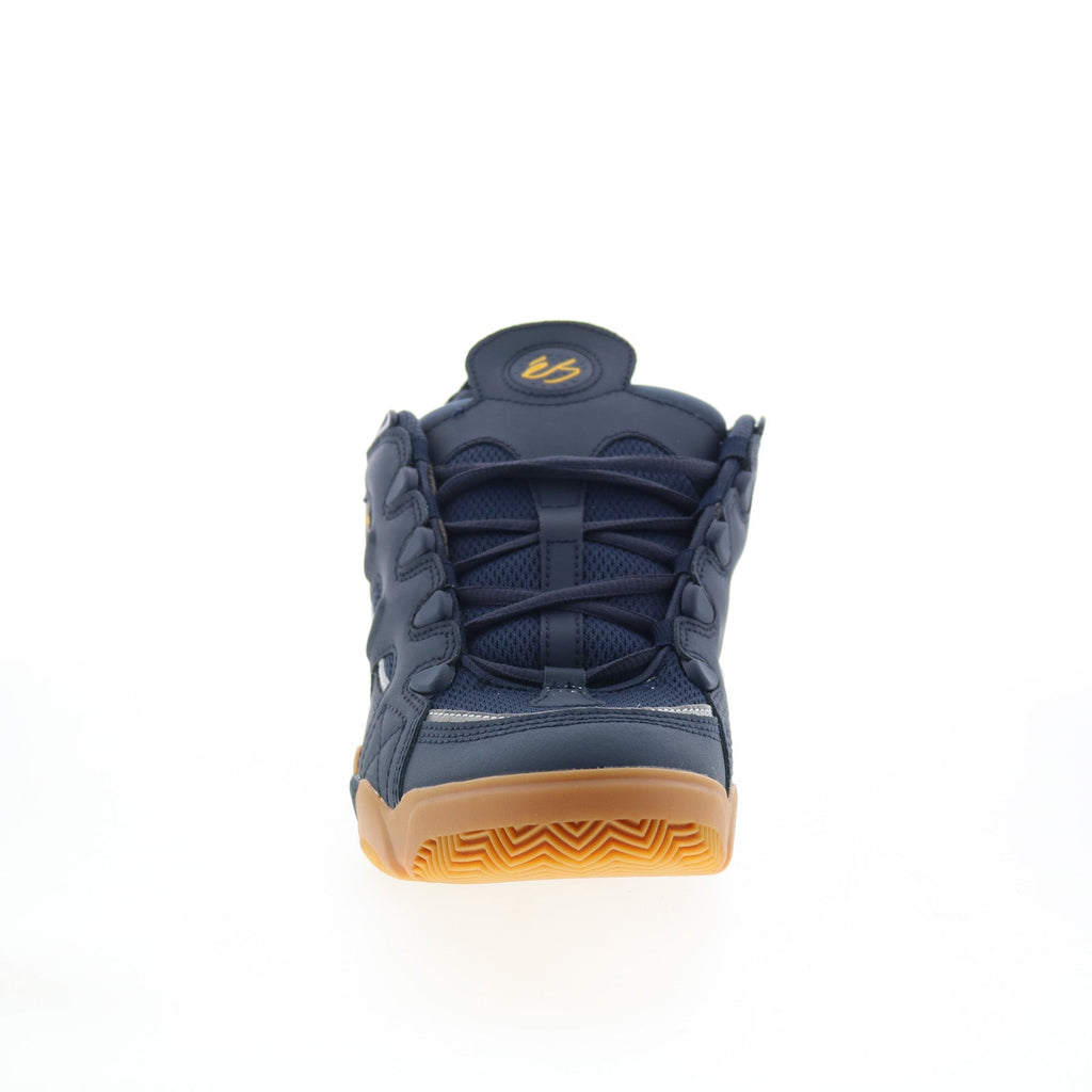 ES Scheme 5101000164460 Mens Blue Leather Skate Inspired Sneakers Shoe ...