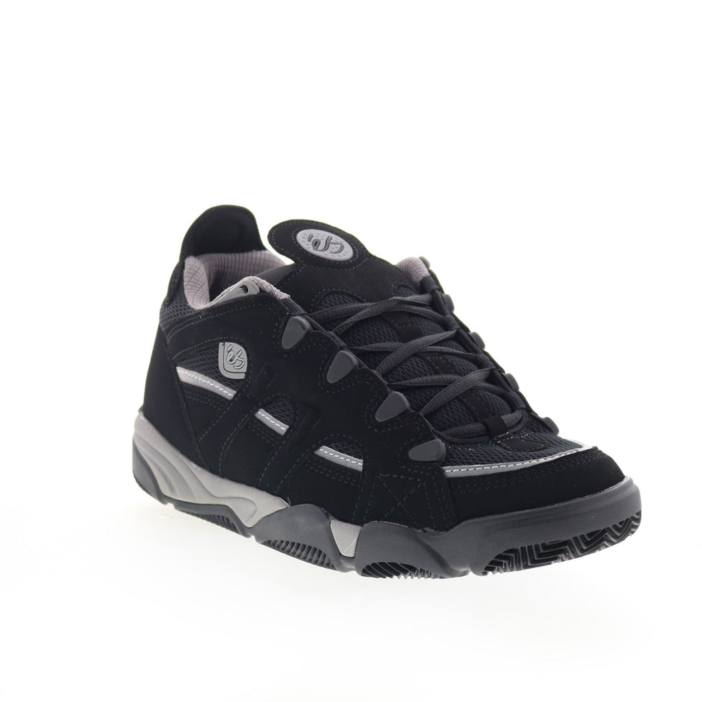 ES Scheme 5101000164553 Mens Black Nubuck Skate Inspired Sneakers Shoe ...