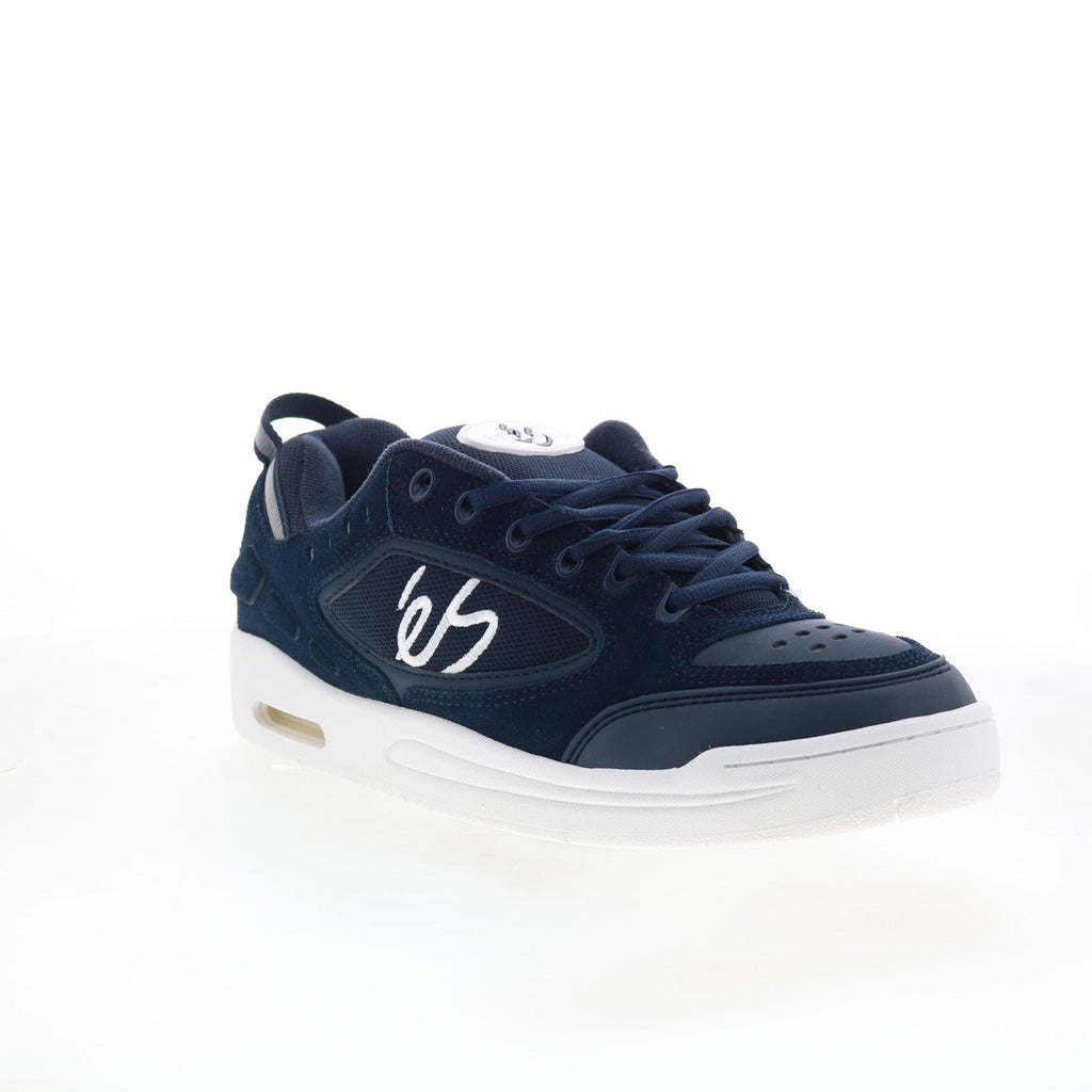 ES Creager 5102000062472 Mens Blue Suede Skate Inspired Sneakers Shoes ...