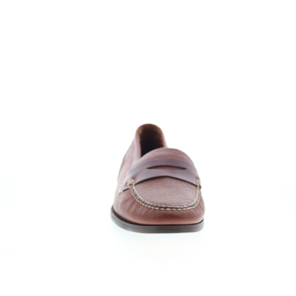 T.B. Phelps Marco 523-30 Mens Brown Leather Loafers & Slip Ons Penny S ...