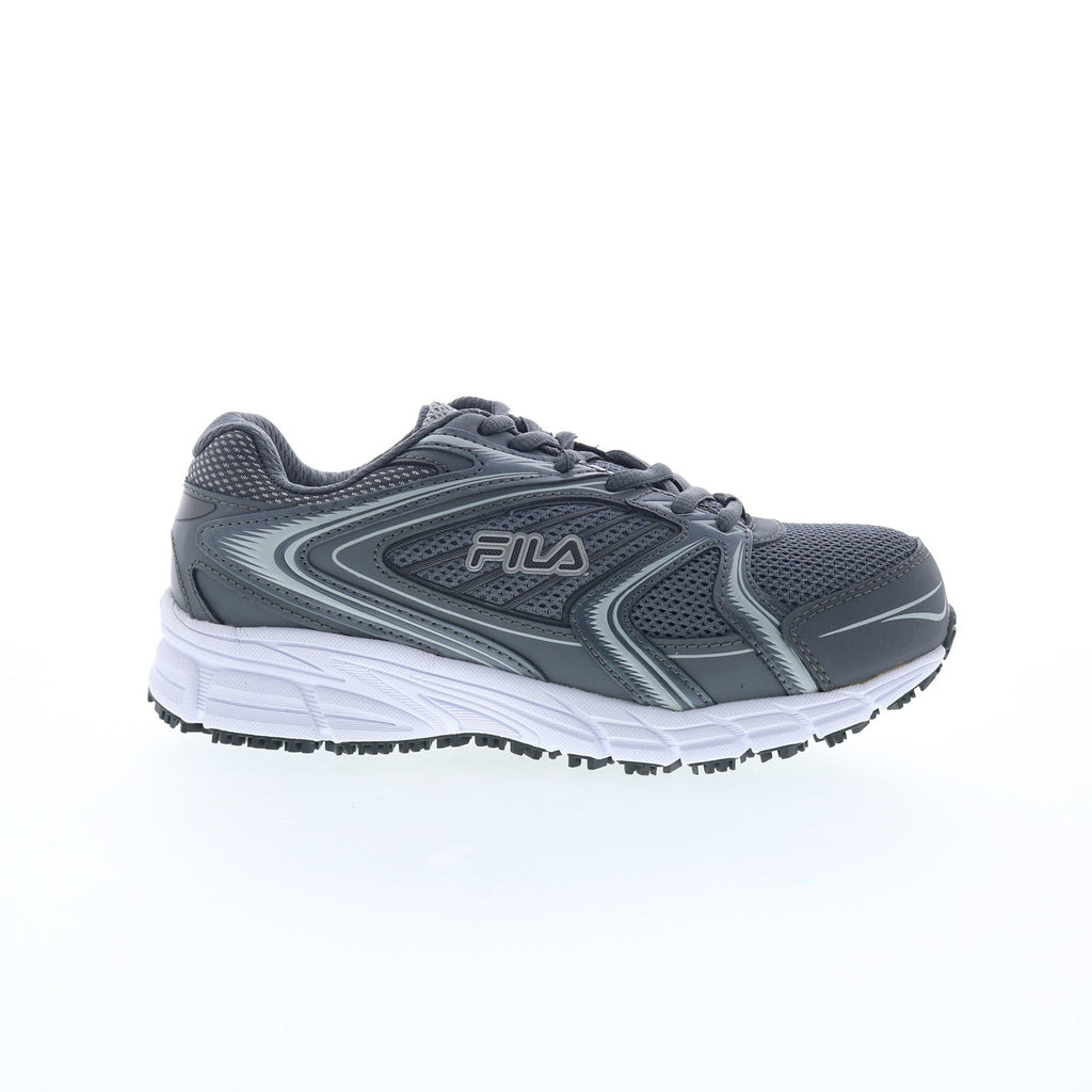Fila Memory Reckoning 9 SR Composite Toe Womens Gray Athletic Shoes ...