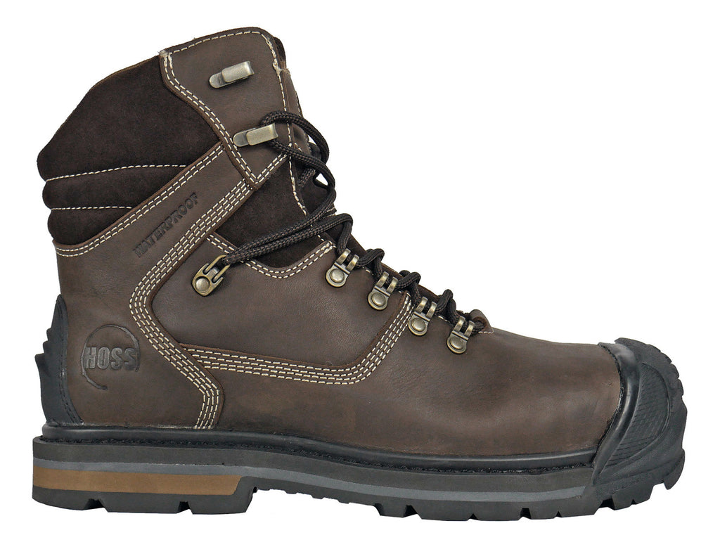 Hoss Hog Composite Toe Waterproof Mens Brown Extra Wide Work Boots ...