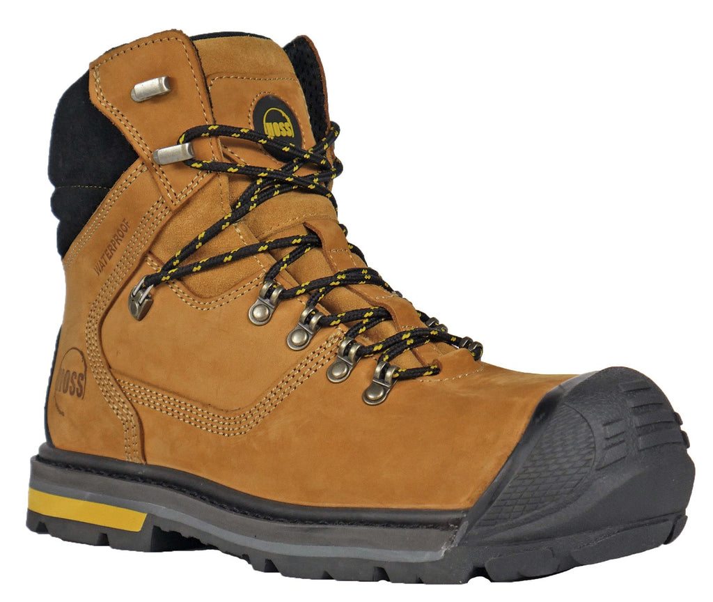 Hoss Hog Composite Toe Waterproof 60892 Mens Brown Work & Safety Boots ...