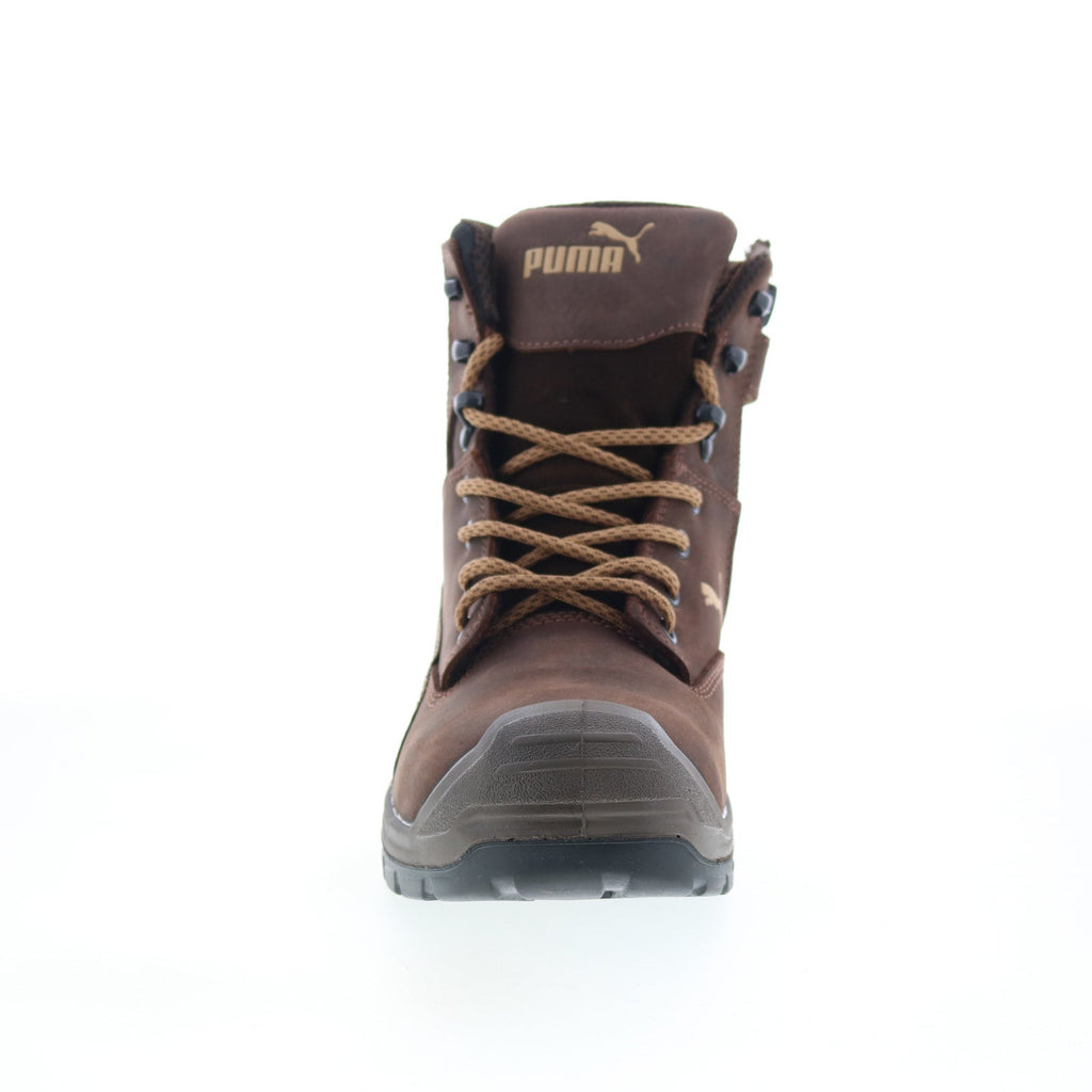 Puma Safety Conquest Soft Toe CTX High WP EH SR Mens Brown Work Boots ...