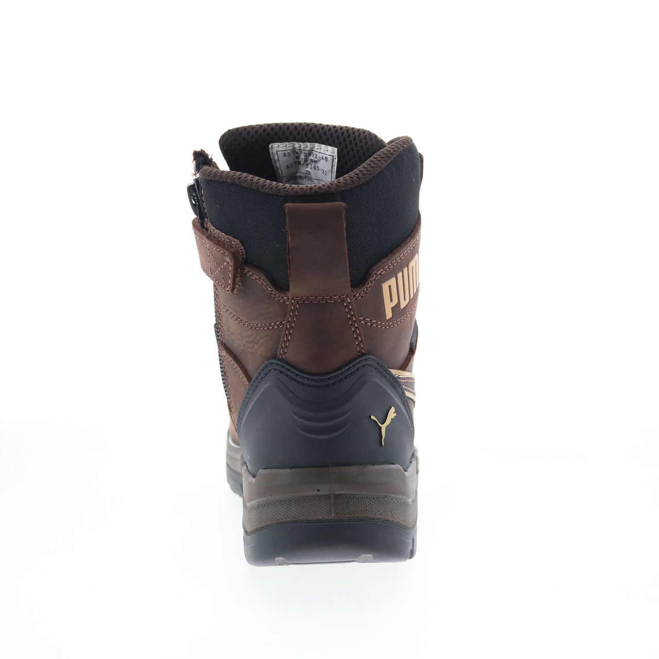 Puma Safety Conquest Soft Toe CTX High WP EH SR Mens Brown Work Boots ...