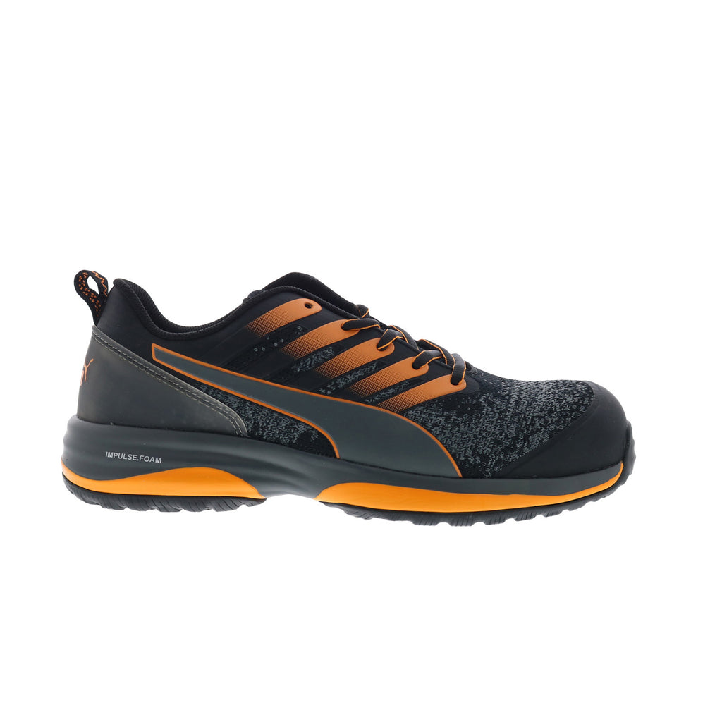 Puma Safety Charge Low Electrical Hazard 644555 Mens Black Work Shoes ...