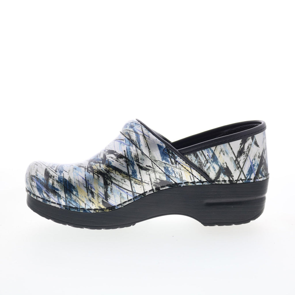 Dansko Professional Colors 706-620202 Womens Silver Clog Flats Shoes ...