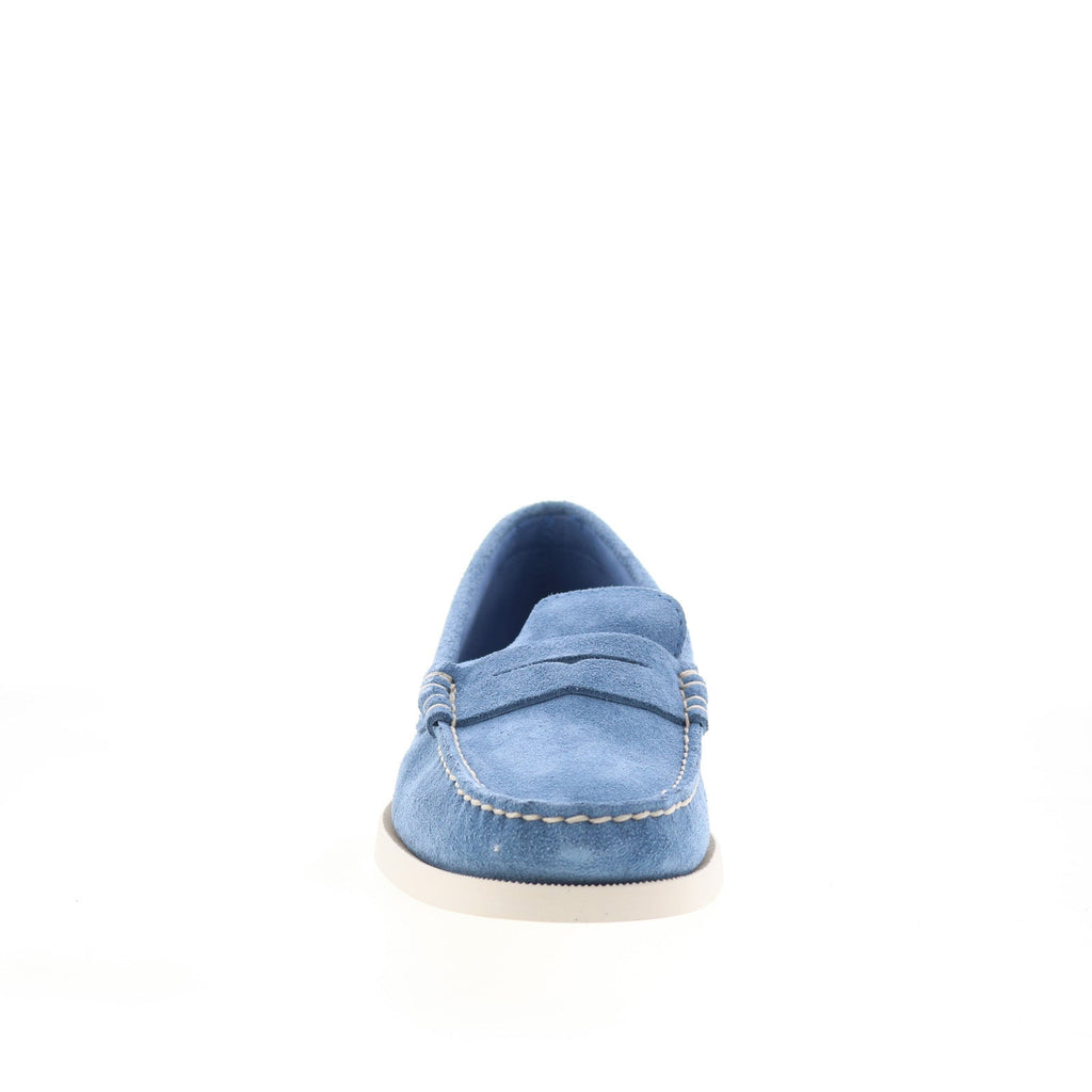 Sebago Dan Boat Roughout Mens Blue Loafers & Slip Ons Casual Shoes ...