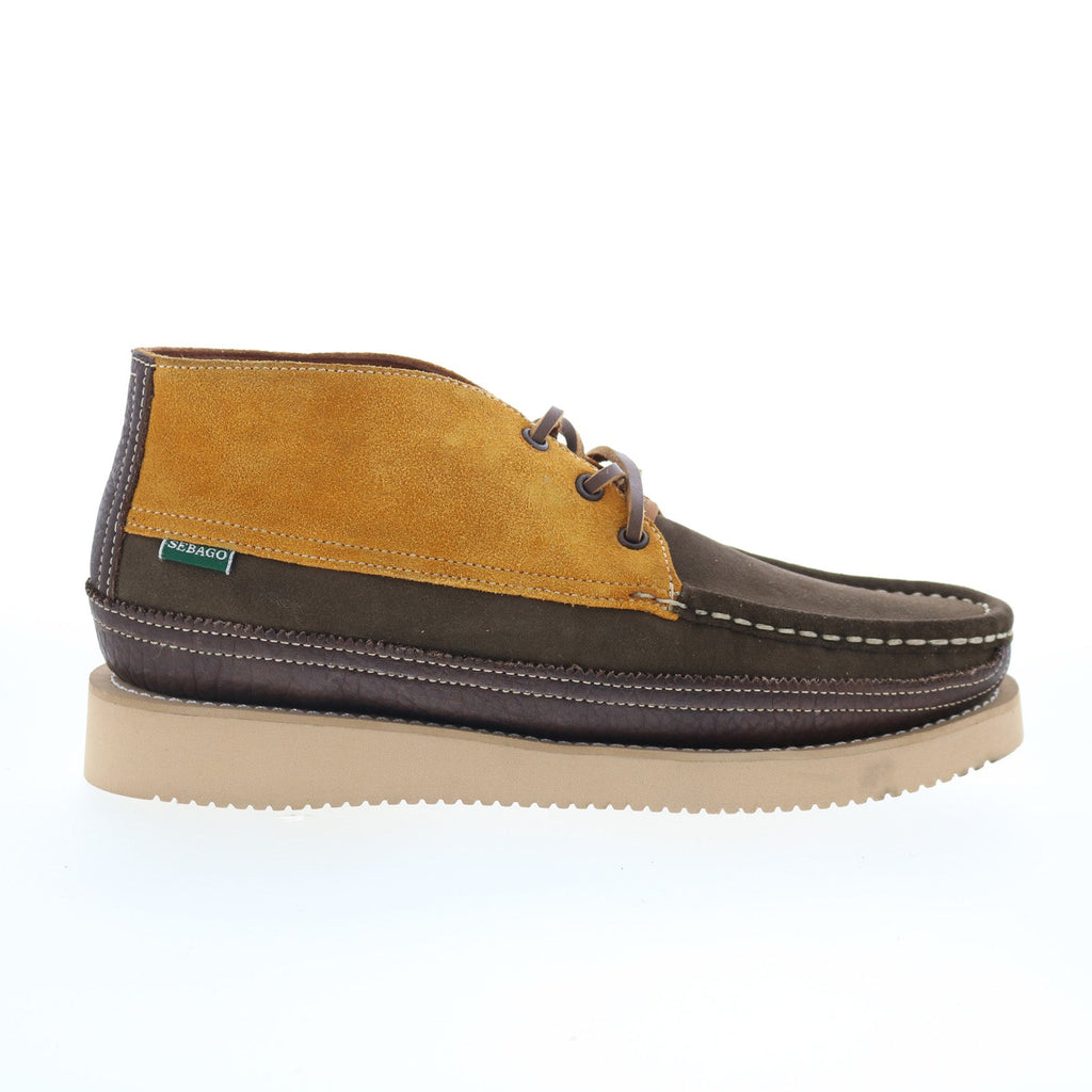 Sebago Miwak Suede Canoe Moc 741172W-A8H Mens Brown Nubuck Chukkas Boo ...