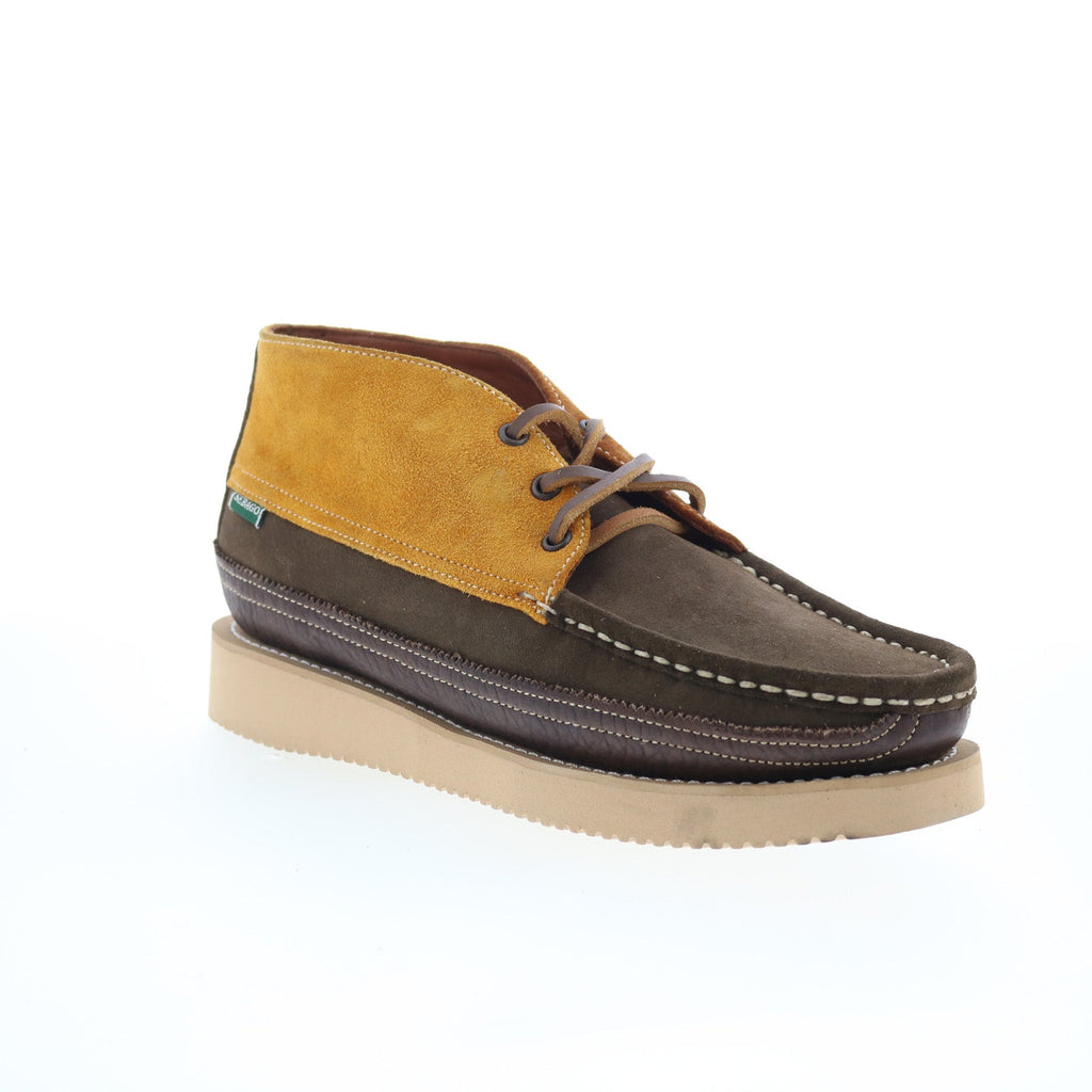 Sebago Miwak Suede Canoe Moc 741172W-A8H Mens Brown Nubuck Chukkas Boo ...