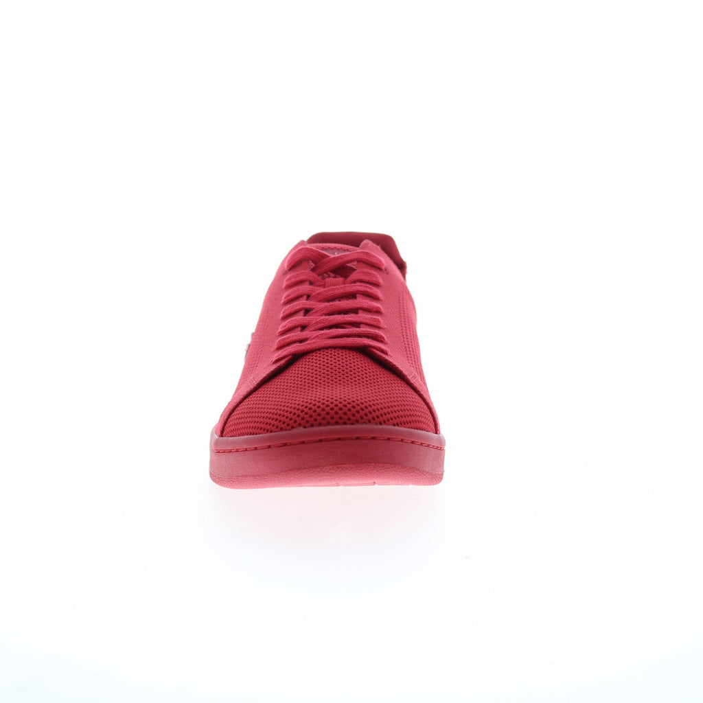 Lacoste Carnaby Piquee 124 1 SMA Mens Red Canvas Lifestyle Sneakers Sh ...