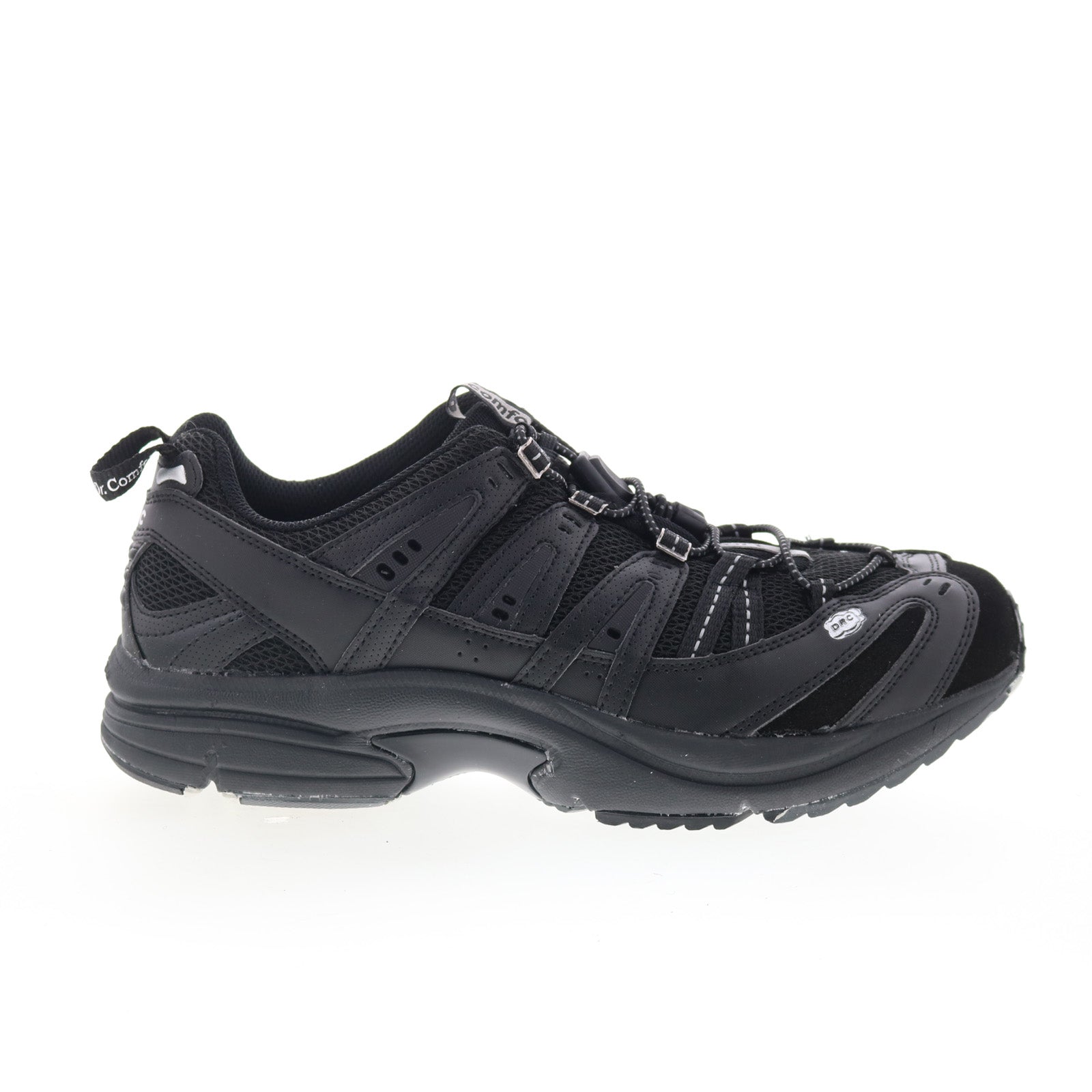 Dr. Comfort Performance 7611 Mens Black Wide Leather Lifestyle Sneaker ...