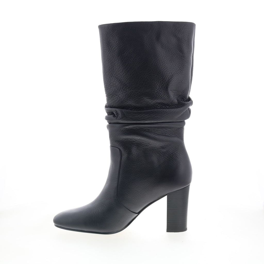Johnston & Murphy Charlotte Slouch Boot 78-52605 Womens Black Mid Calf ...