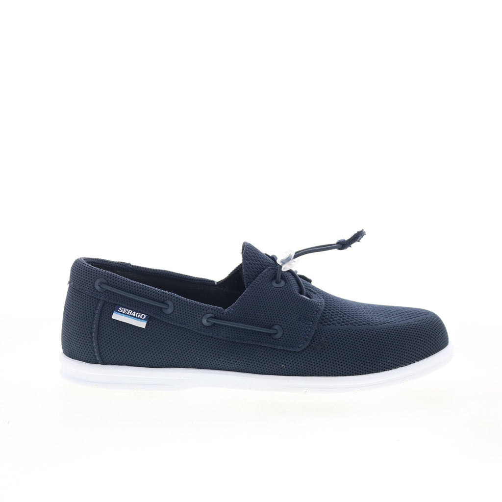 Sebago Monterey 78117KW-908 Mens Blue Canvas Loafers & Slip Ons Boat S ...