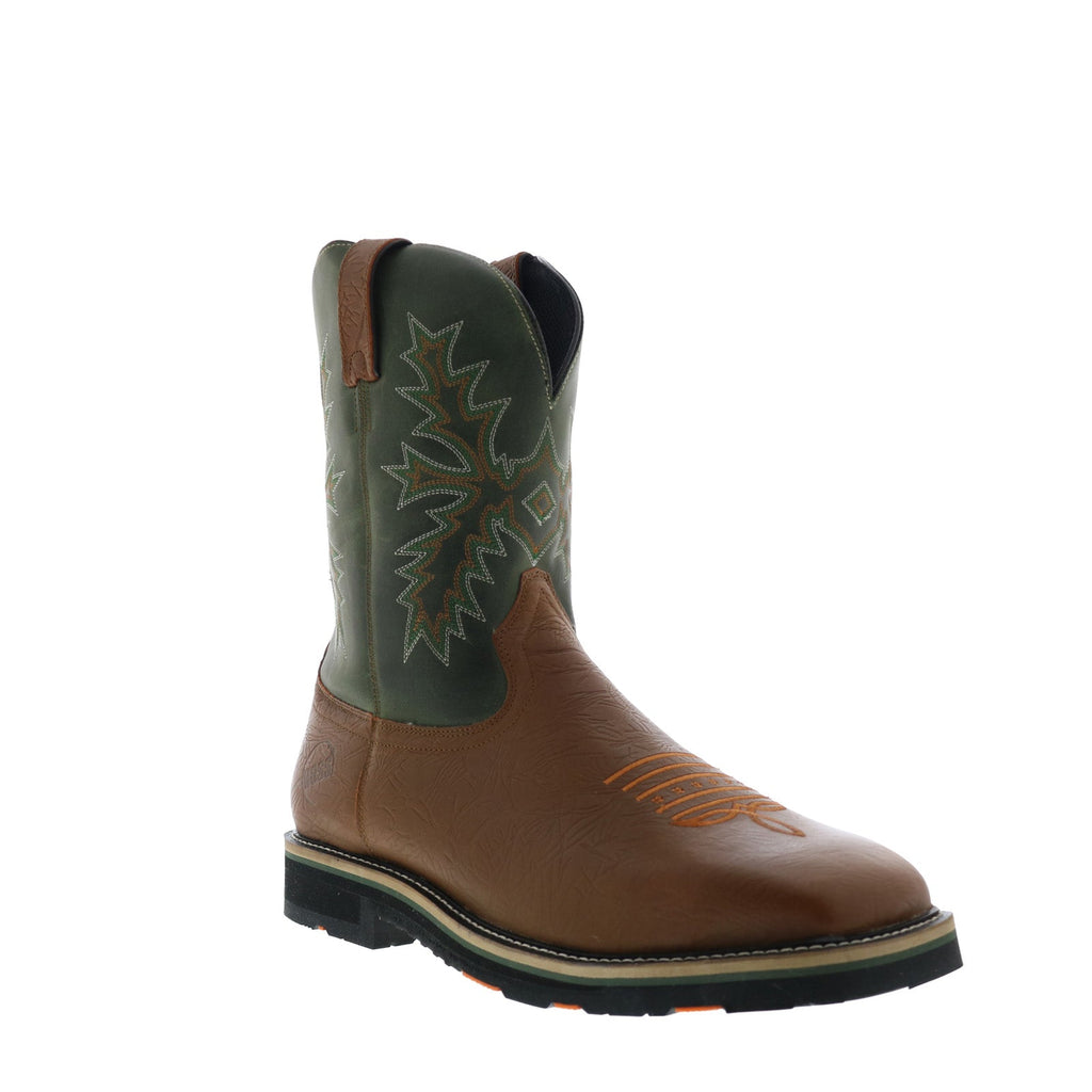 Hoss Landon 92029 Mens Brown Leather Lace Up Work & Safety Boots - Ruze ...