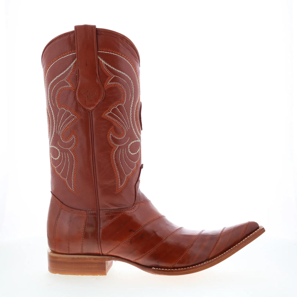 Los Altos EEL Boots XXX-Toe 950803 Mens Brown Wide Cowboy Western Boot ...