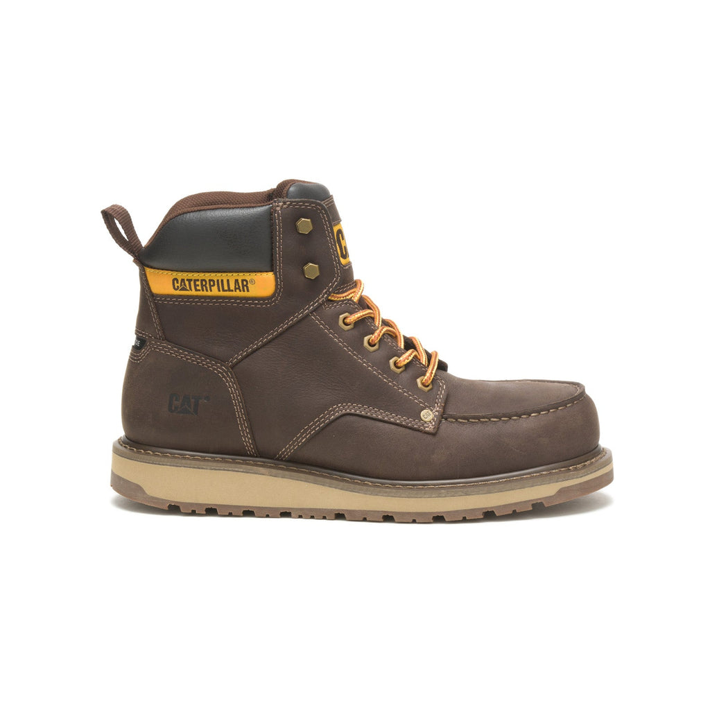 Caterpillar Calibrate Steel Toe P91418 Mens Brown Work & Safety Boots ...