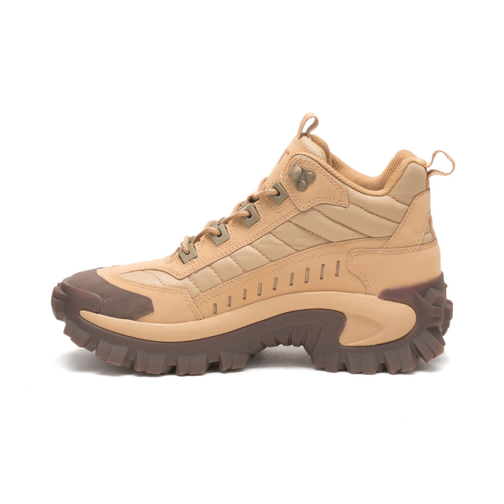 Caterpillar Intruder Mid P110470 Mens Brown Wide Leather Casual Dress ...