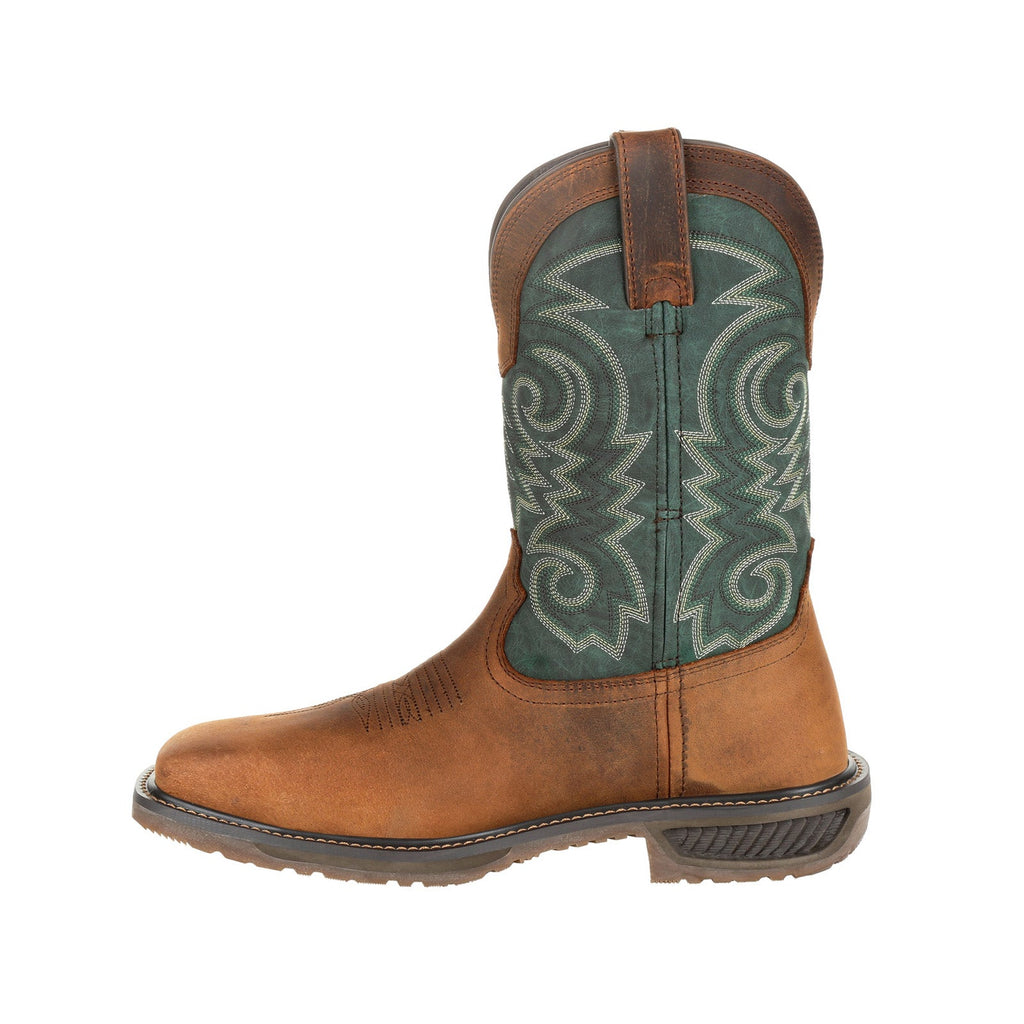 Durango Workhorse Steel Toe DDB0192 Mens Brown Wide Cowboy Western Boo ...