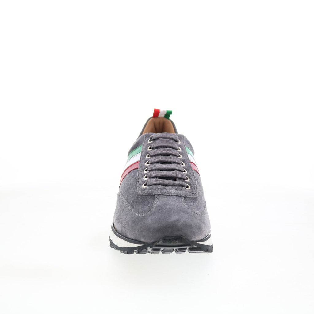 Pastori by Di Bianco Florian Mens Gray Suede Lace Up Lifestyle Sneaker ...