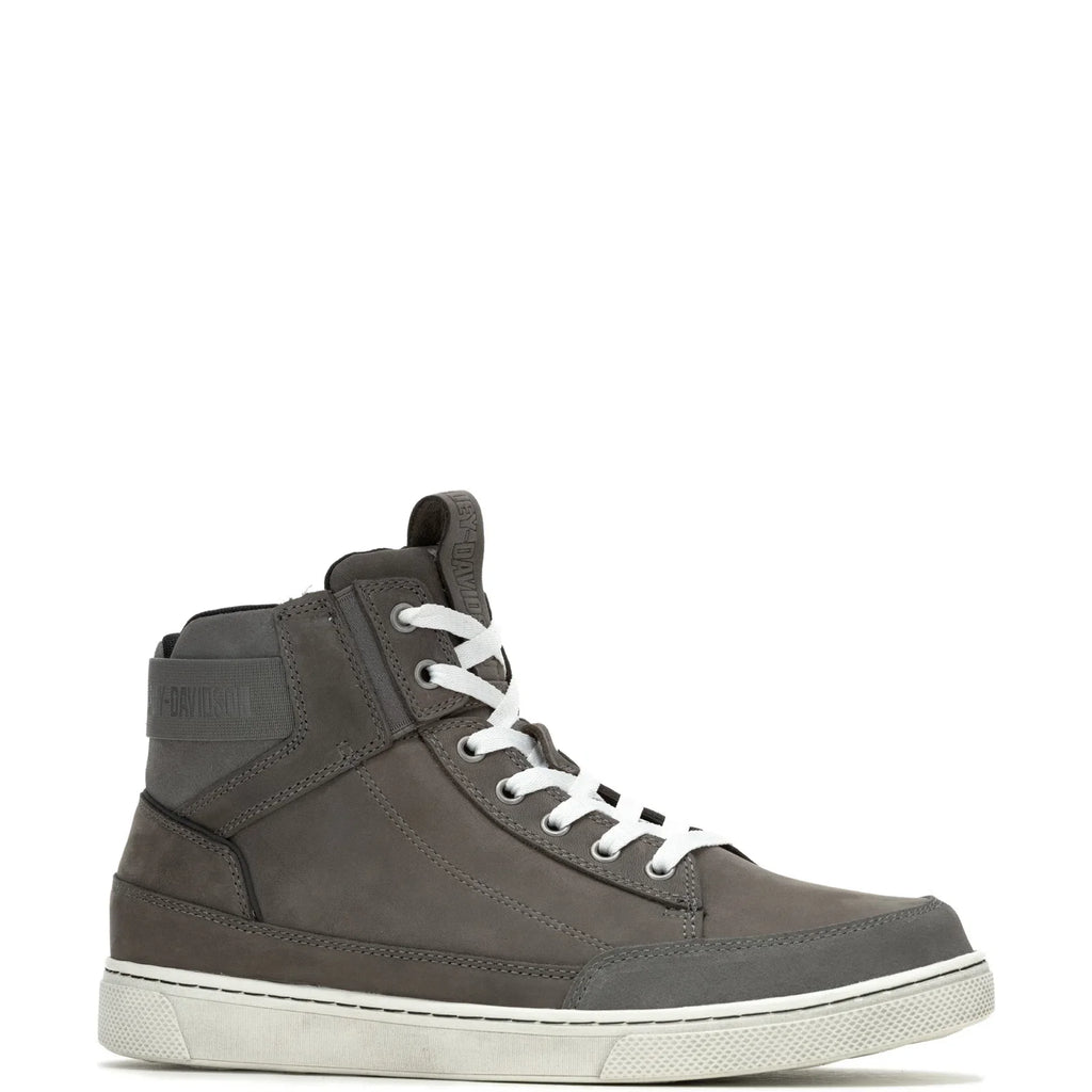 Harley-Davidson Bauman DE D50003 Mens Gray Leather Lifestyle Sneakers ...