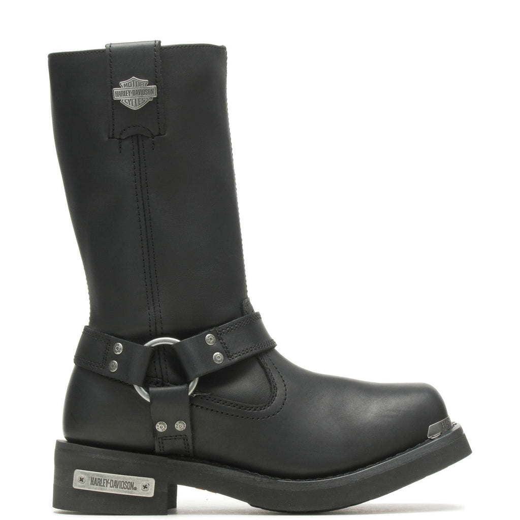 Harley-Davidson Landon 12" Wheel D96047 Mens Black Leather Motorcycle ...