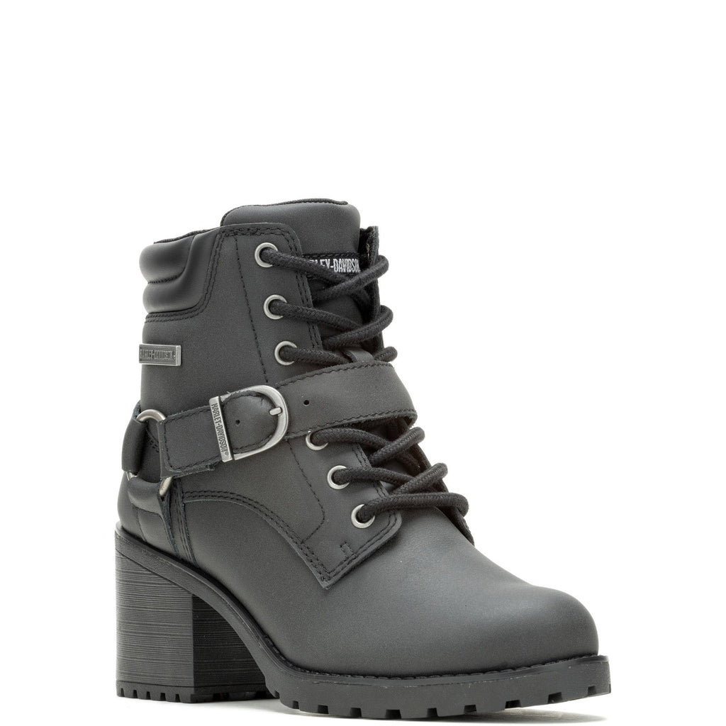 Harley-Davidson Howell 5" Flash D87277 Womens Black Leather Motorcycle ...