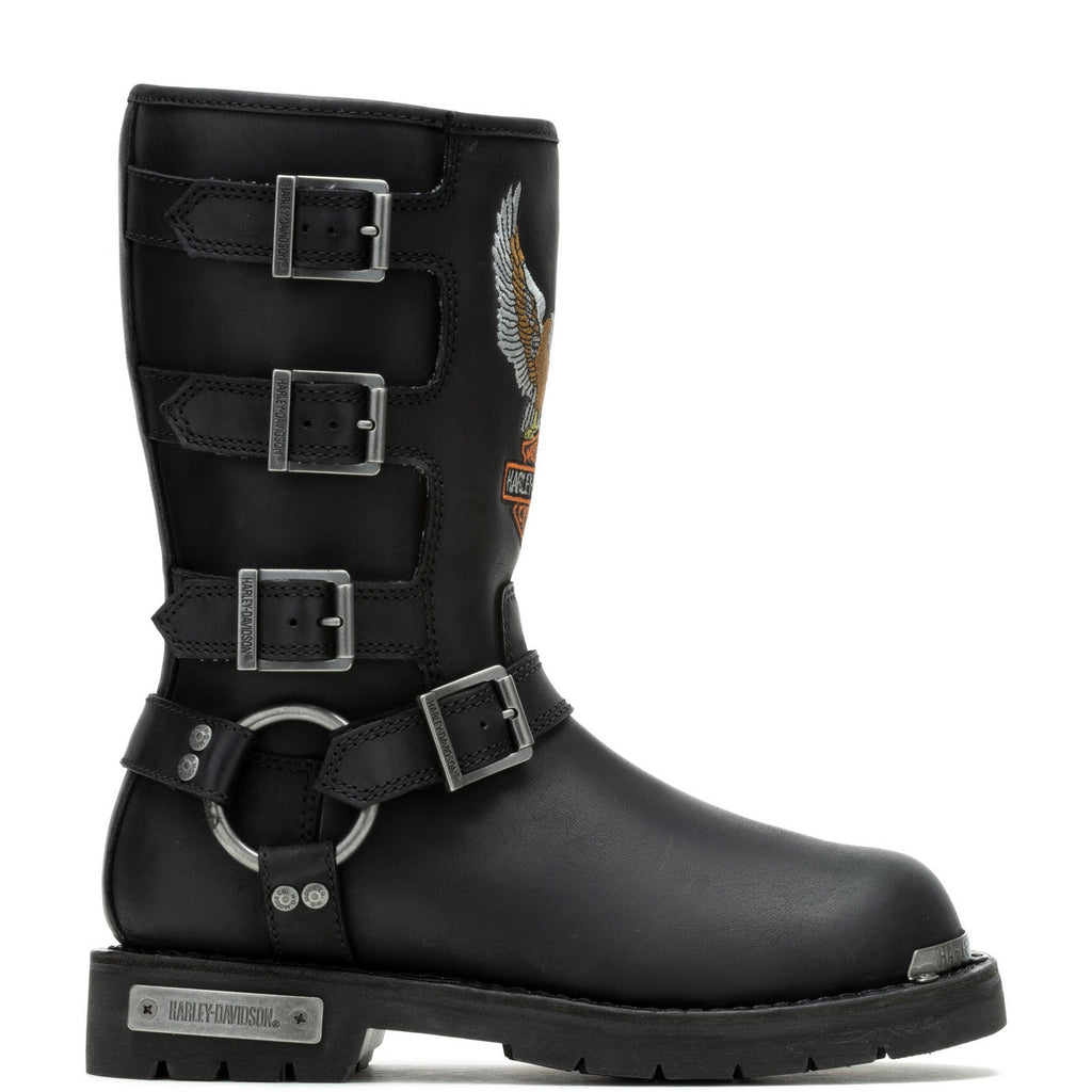 Harley-Davidson Corley D87305 Womens Black Leather Zipper Motorcycle B ...