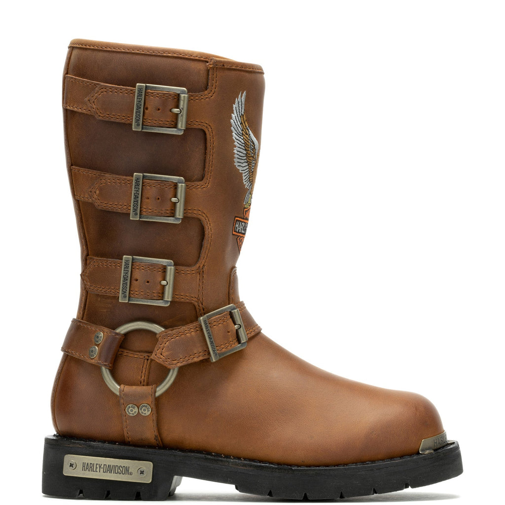Harley-Davidson Corley D87306 Womens Brown Leather Motorcycle Boots ...