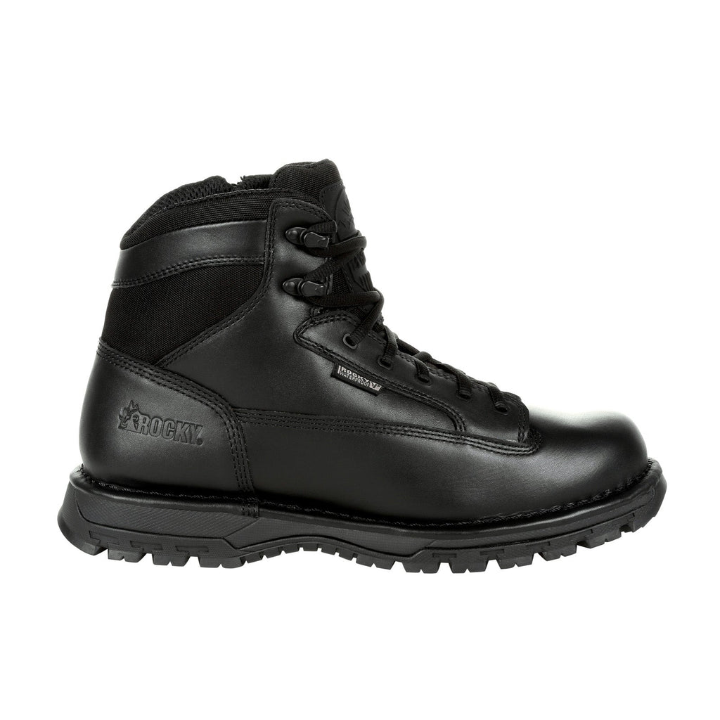 Rocky Portland 6" Size Zip Waterproof RKD0071 Mens Black Tactical Boot ...