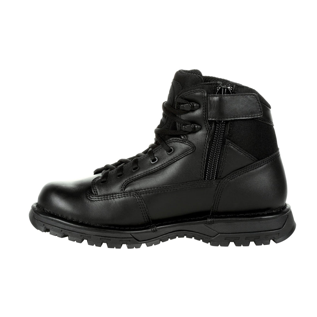 Rocky Portland 6" Size Zip Waterproof RKD0071 Mens Black Tactical Boot ...