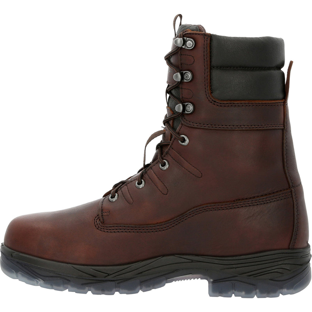 Rocky Forge 8" Composite Toe RKK0360 Mens Brown Wide Leather Work Boot ...