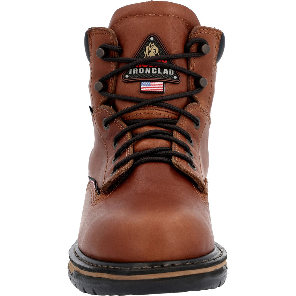 Rocky IronClad Waterproof RKK0361 Mens Brown Wide Leather Work & Safet ...