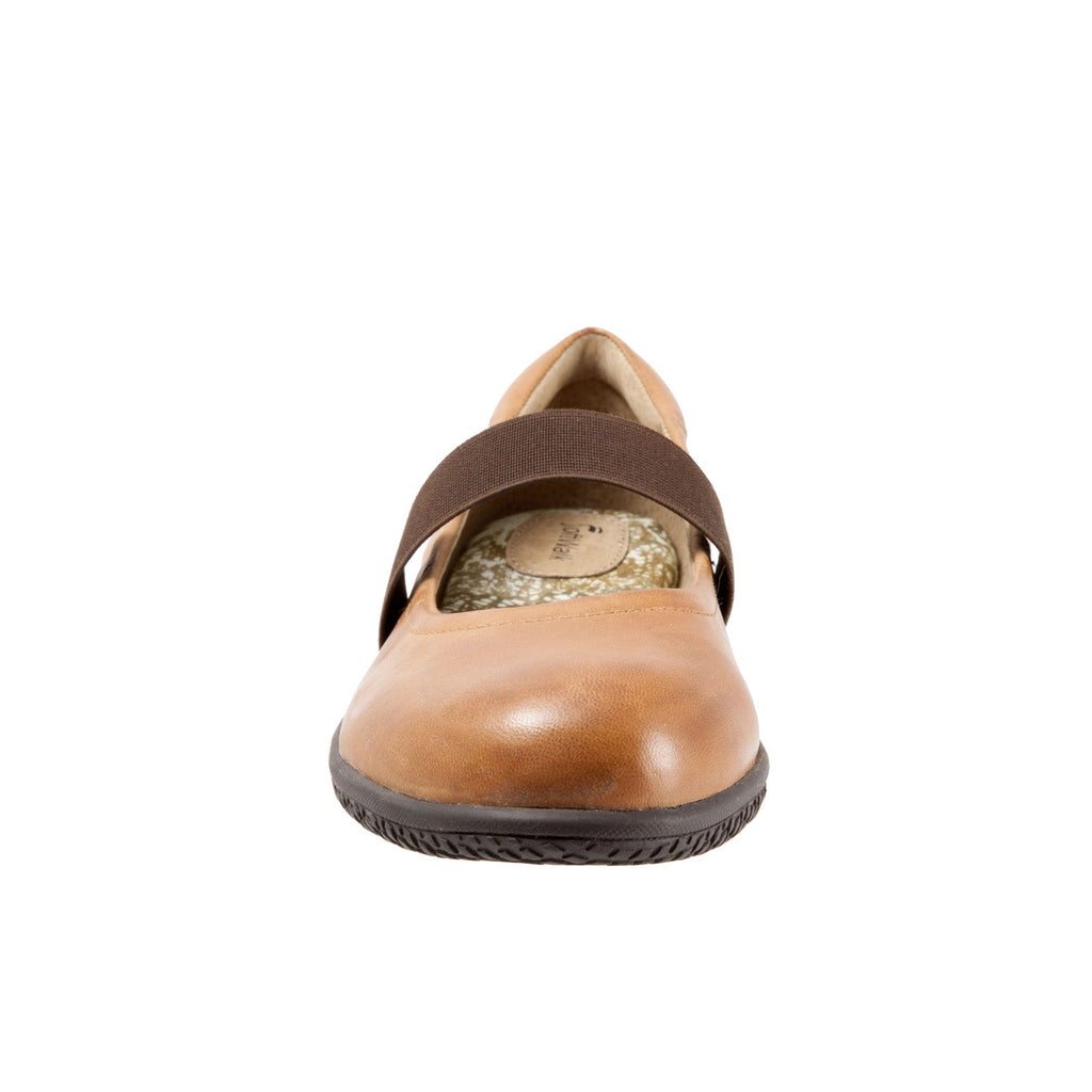 Softwalk High Point S1466-206 Womens Brown Narrow Mary Jane Flats Shoe ...